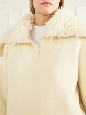 Loewe Logo-embroidered Wool-blend Sweater