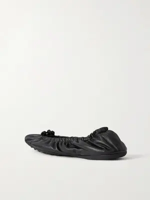 Bottega Veneta Fantasmina Leather Ballet Flats