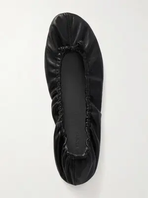 Bottega Veneta Fantasmina Leather Ballet Flats