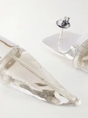 Bottega Veneta Tone And Glass Earrings