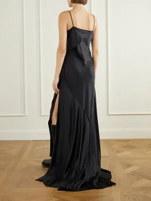 ANN DEMEULEMEESTER Aaricia' Silk-satin Maxi Dress