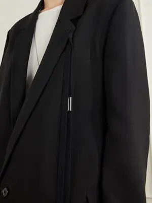 ANN DEMEULEMEESTER Agnes Crepe Blazer