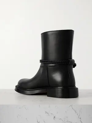 Bottega Veneta James Leather Ankle Boots