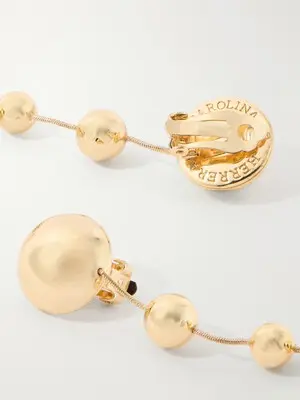 Carolina Herrera Tone Earrings