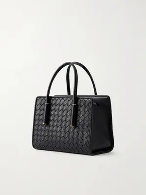 Bottega Veneta Barbara Mini Intrecciato Leather Tote