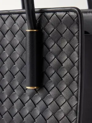 Bottega Veneta Barbara Mini Intrecciato Leather Tote