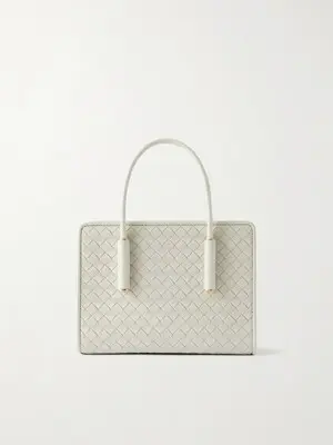 Bottega Veneta Barbara Mini Intrecciato Leather Tote