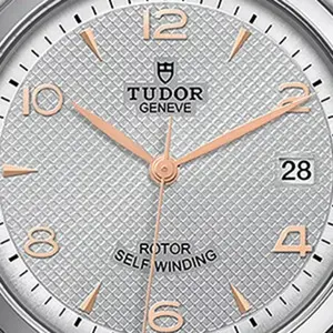TUDOR 1926 Stainless Steel Watch With Embossed Dial And Gold-plated Hands