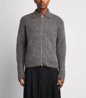 SAMSØE SAMSØE Alpaca-blend Zip-up Cardigan
