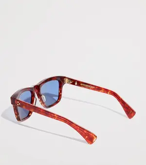 JACQUES MARIE MAGE Acetate Lankaster Rectangle Sunglasses