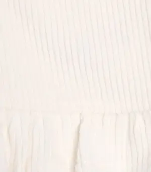 PER TE Corduroy Skort With Ruffle Hem