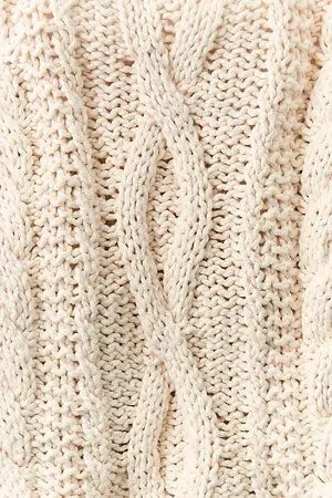 Free People Lola Cable-knit Pullover