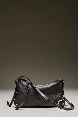 We The Free Sutton Leather Shoulder Bag At - Black
