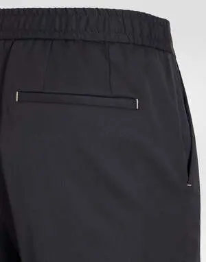 Dolce & Gabbana Technical Wool Jogging Trousers - Blue