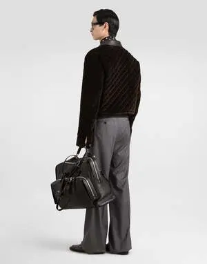 Dolce & Gabbana Quilted Velvet Bomber Jacket Collection