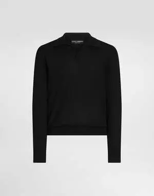 Dolce & Gabbana Knit Polo Shirt Sweaters And Cardigans