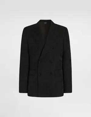 Dolce & Gabbana Sicilia Light Double-breasted Brocade Jacket Suits And Blazers