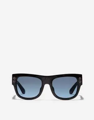 Dolce & Gabbana Dolce & Gabbana Root Acetate Sunglasses With Malachite Accents Black