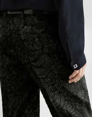 Dolce & Gabbana Brocade Trousers Pants And Shorts