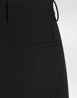 Dolce & Gabbana Wool Trousers Pants And Shorts - Blue