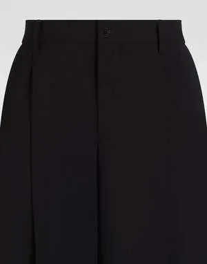 Dolce & Gabbana Wool Trousers Pants And Shorts - Blue