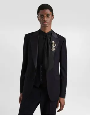 Dolce & Gabbana Single-breasted Wool Tuxedo Sicilia Light Suit Collection