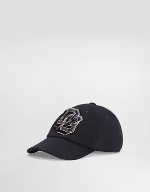 Dolce & Gabbana Fleece Baseball Hat With Logo Accessories - Blue