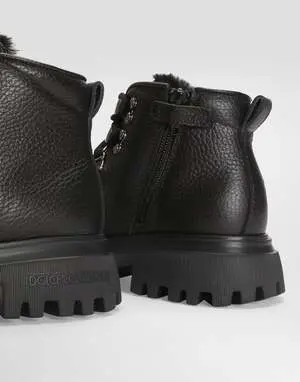 Dolce & Gabbana Calfskin Boots Shoes