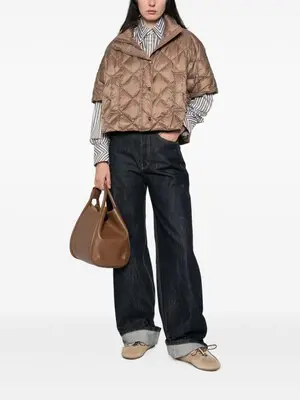 Max Mara Quilted Down Jacket