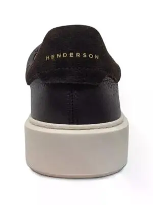 HENDERSON BARACCO Leone Grained Leather Sneakers