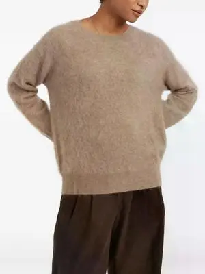 Chinti & Parker Brushed Cashmere Crew Neck Sweater
