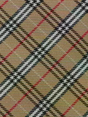 Burberry Check Pattern Silk Tie
