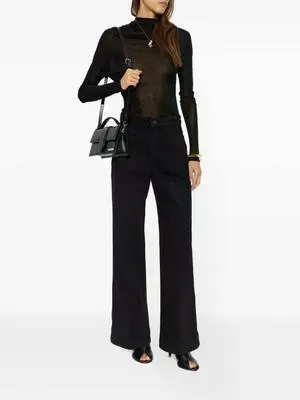 Victoria Beckham High-neck Long-sleeve Top