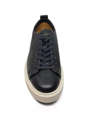 HENDERSON BARACCO Grained Leather Platform Sneakers