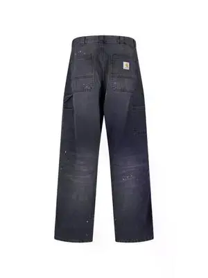 Carhartt Work In Progress Og Single Paint Splatter Loose Fit Jeans