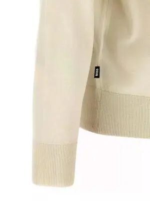 BOSS Merino-wool Polo Sweater