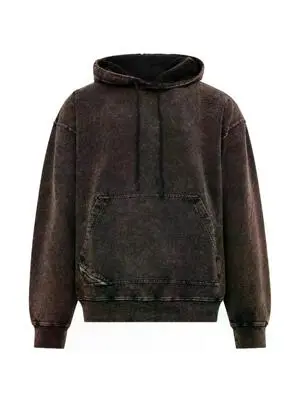 DIESEL® Treated Denim-effect Hoodie