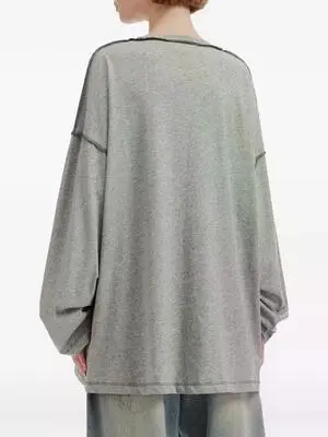 MINI CREAM Graphic-print Long-sleeved T-shirt