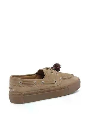 D.a.t.e. Suede Pompom Loafers