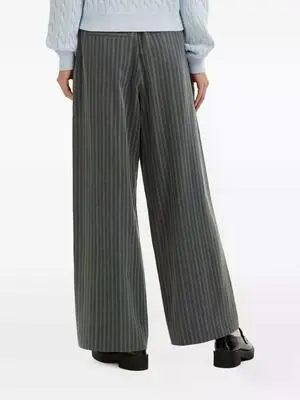 B+AB Pinstripe Wide-leg Trousers