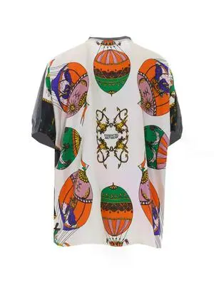 Essentiel Antwerp Graphic-print Panelled T-shirt