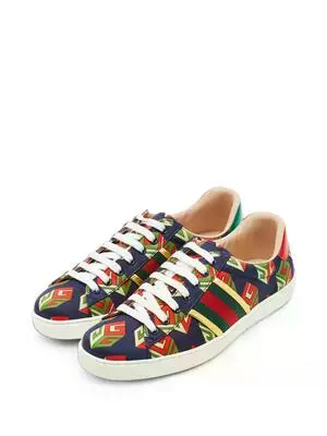 Gucci Ace Web Detail Sneakers