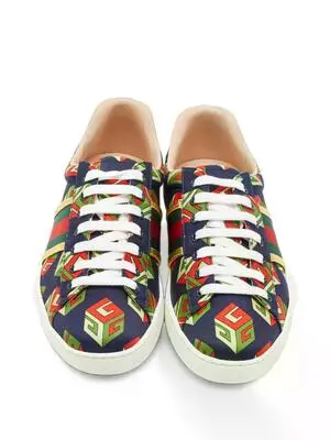 Gucci Ace Web Detail Sneakers