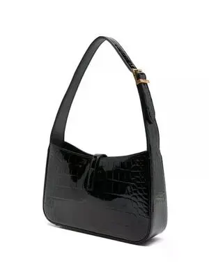 Saint Laurent Le 5 À 7 Crocodile-embossed Shoulder Bag