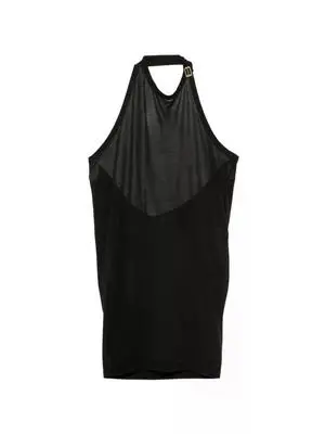 Balenciaga Draped Open-back Top - Black
