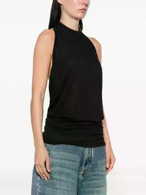 Balenciaga Draped Open-back Top
