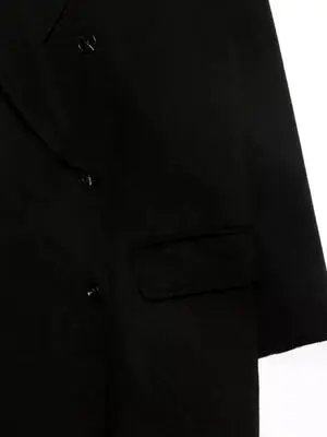 PALTO' Double-breasted Coat With Peak Lapels