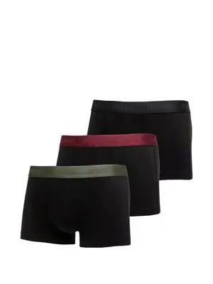 Hugo 3-pack Logo Trunks - Black