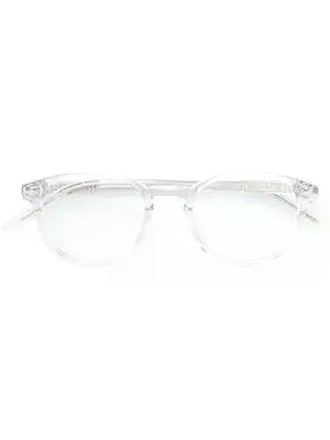 LESCA Round Frame Glasses - Neutrals
