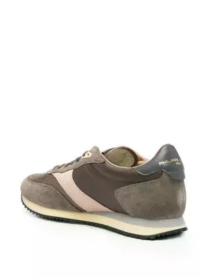 Philippe Model Suede Panelled Sneakers